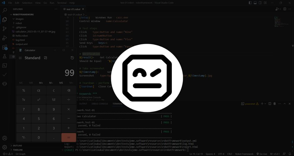 Automatizované testování Windows aplikací s Robot Frameworkem a RPA ...